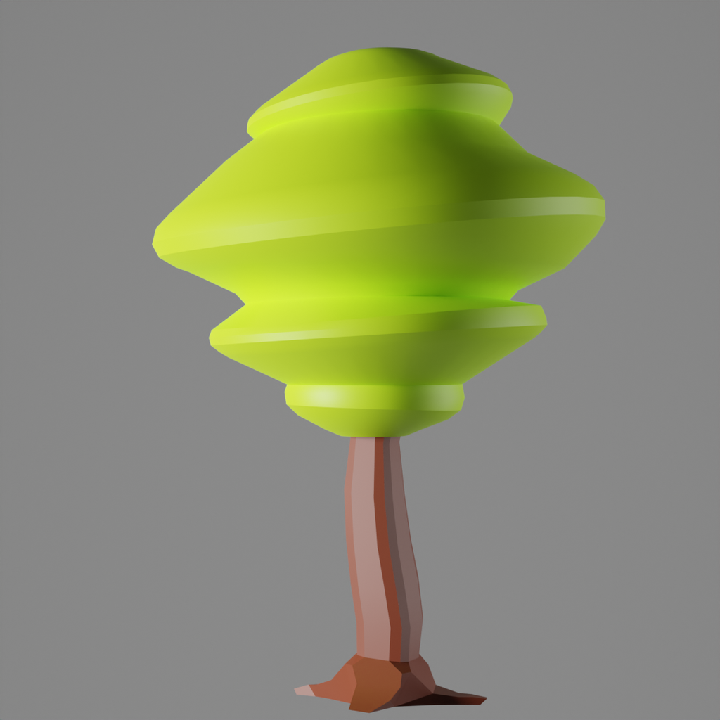 Lowpoly Tree | Trees models | BlenderKit