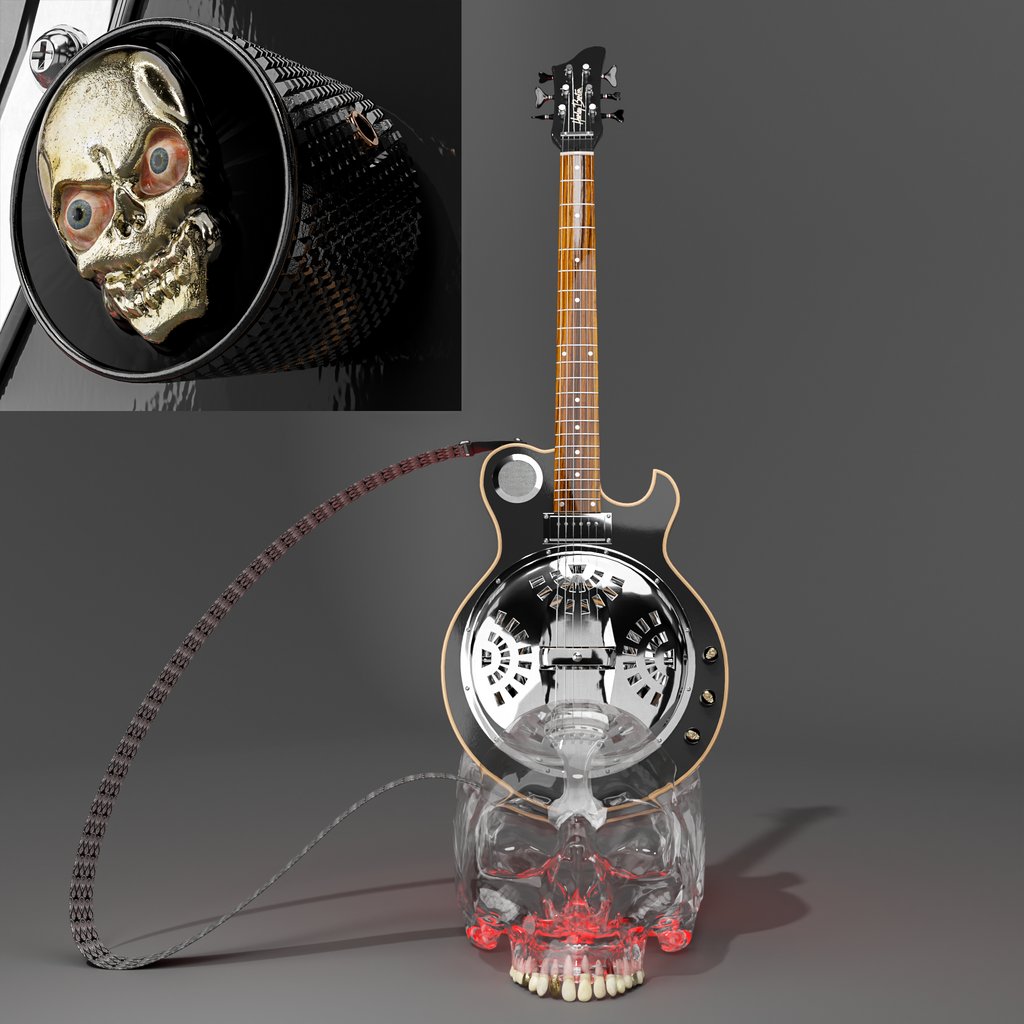 Violin | FREE Musical Instruments models | BlenderKit