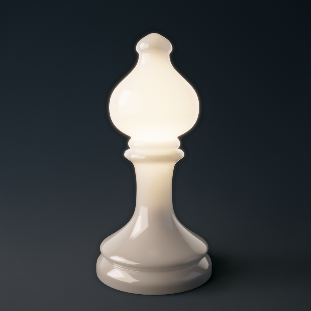 Chess Bishop Lamp | FREE Table Lamps models | BlenderKit