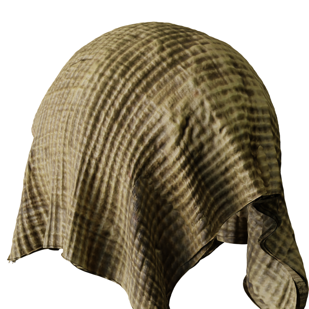 Damaged used linen canvas | FREE fabric materials | BlenderKit