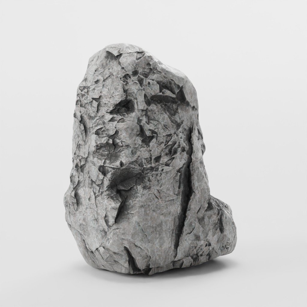 Boulder Rock 4 | Terrains models | BlenderKit