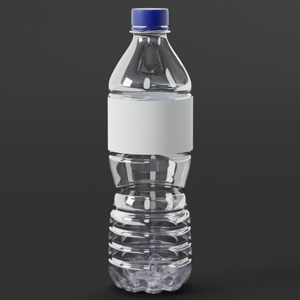 Plastic watter bottle | FREE Beverages models | BlenderKit