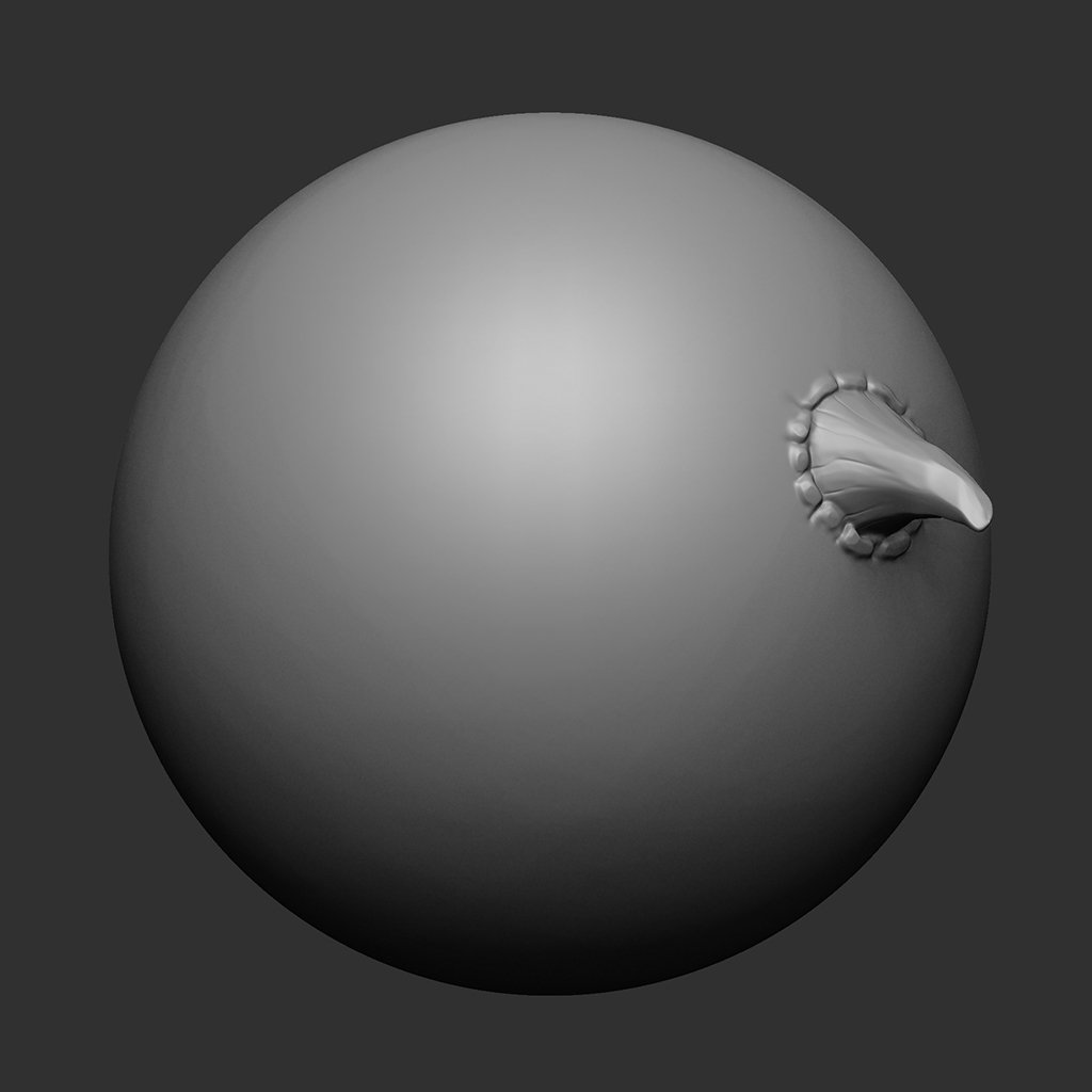 NS Spike02 | Spikes brushes | BlenderKit