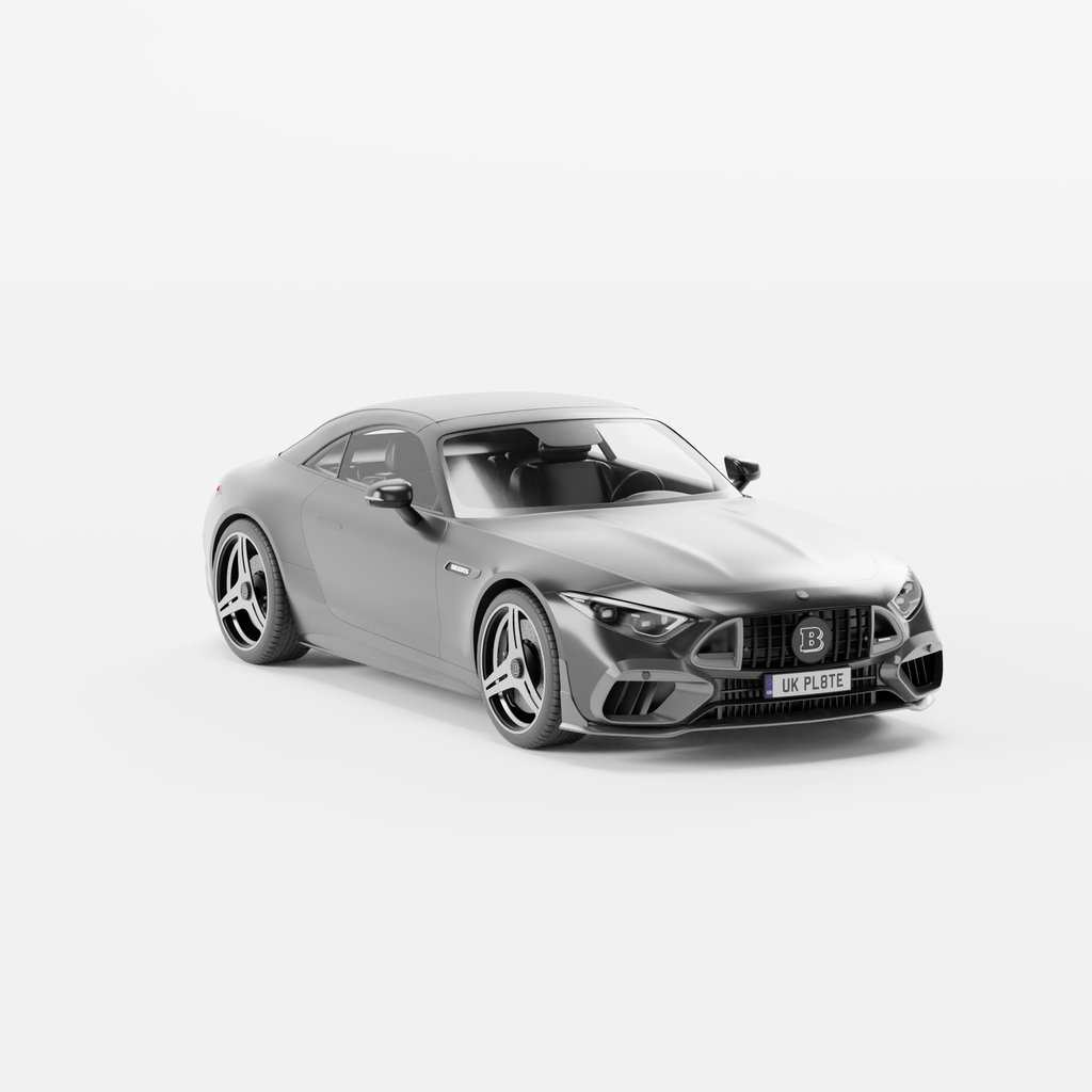 Brabus 750 AMG SL63 | Luxury Cars models | BlenderKit