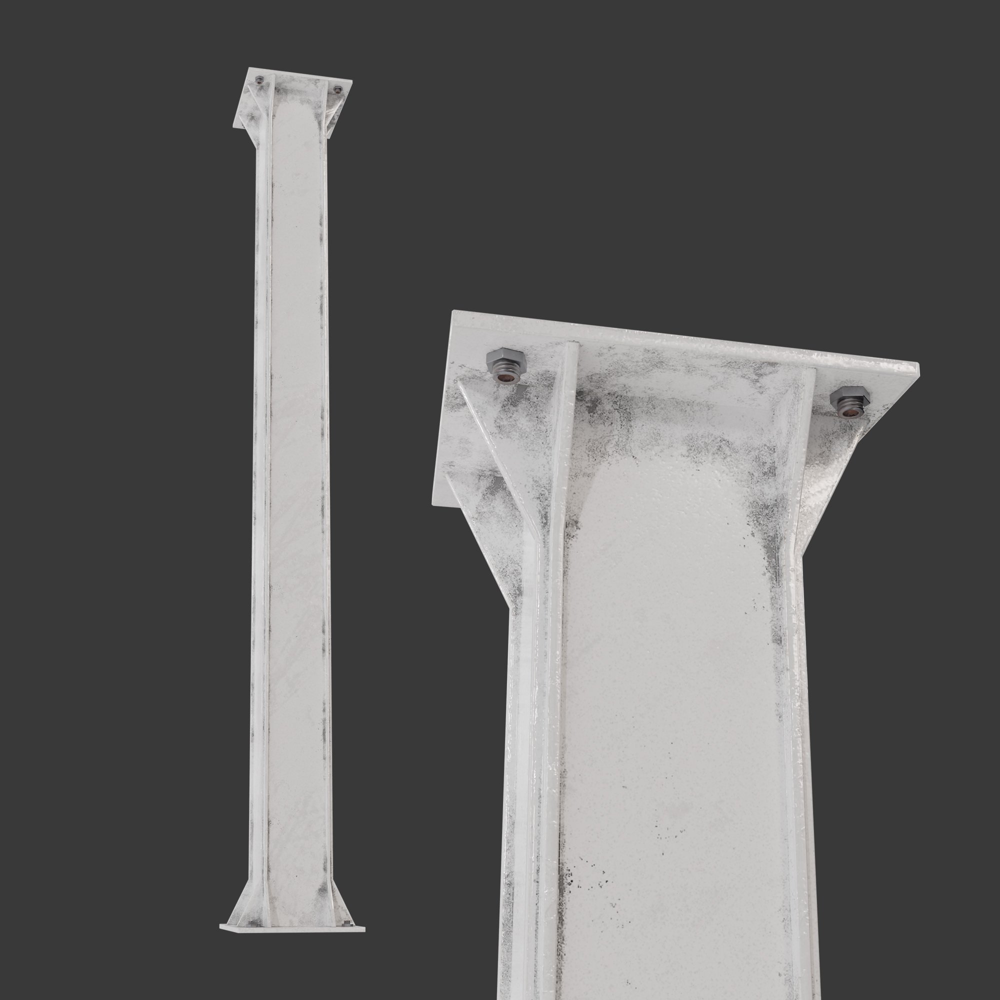 Metal column | Buildings models | BlenderKit