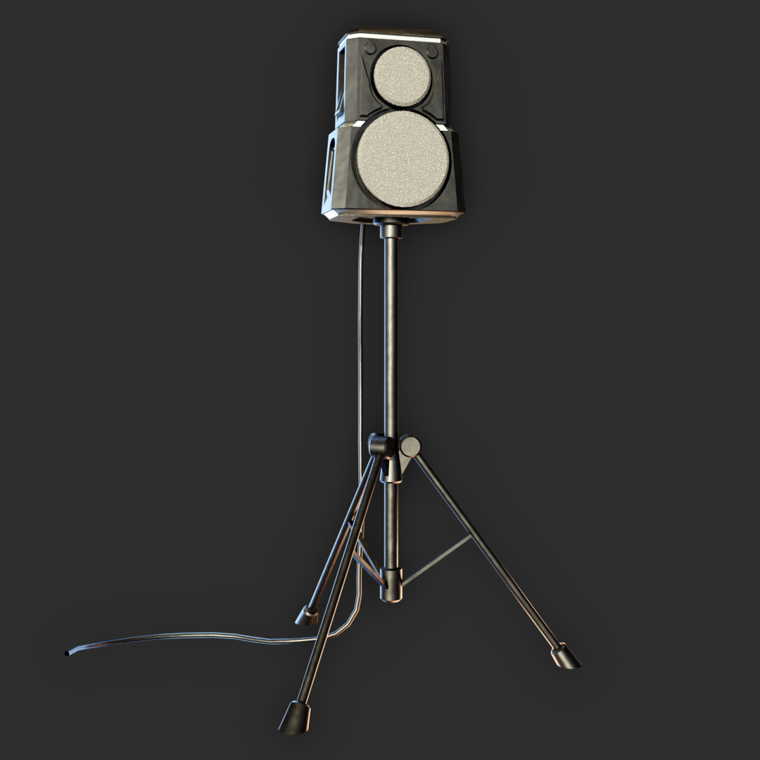 Stage Speaker | FREE Music stages models | Blendkit