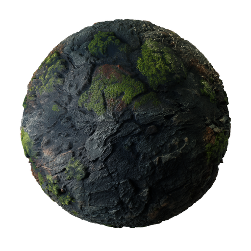 Procedural Obsidian | FREE rock materials | BlenderKit