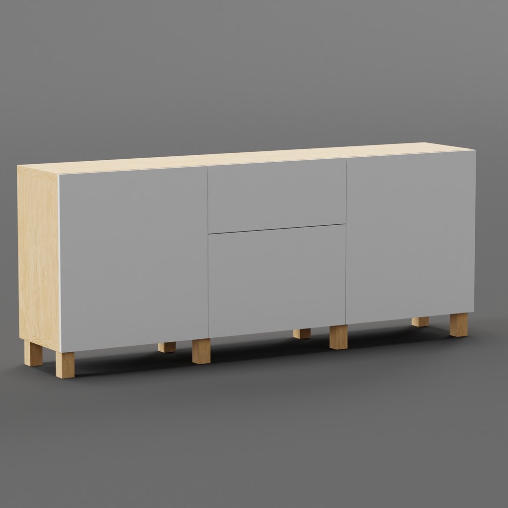 Besta 6 | Cabinets models | BlenderKit