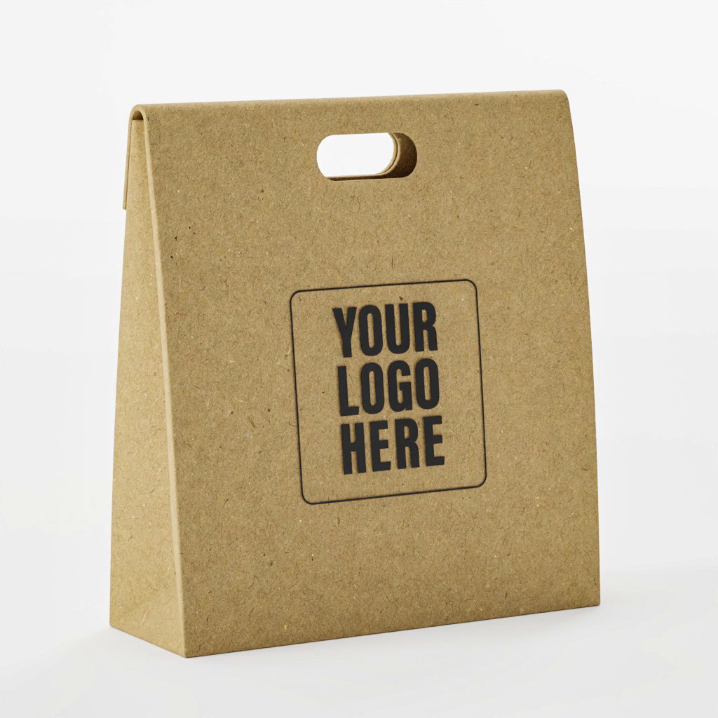 Cardboard paper bag | Containers models | Blendkit