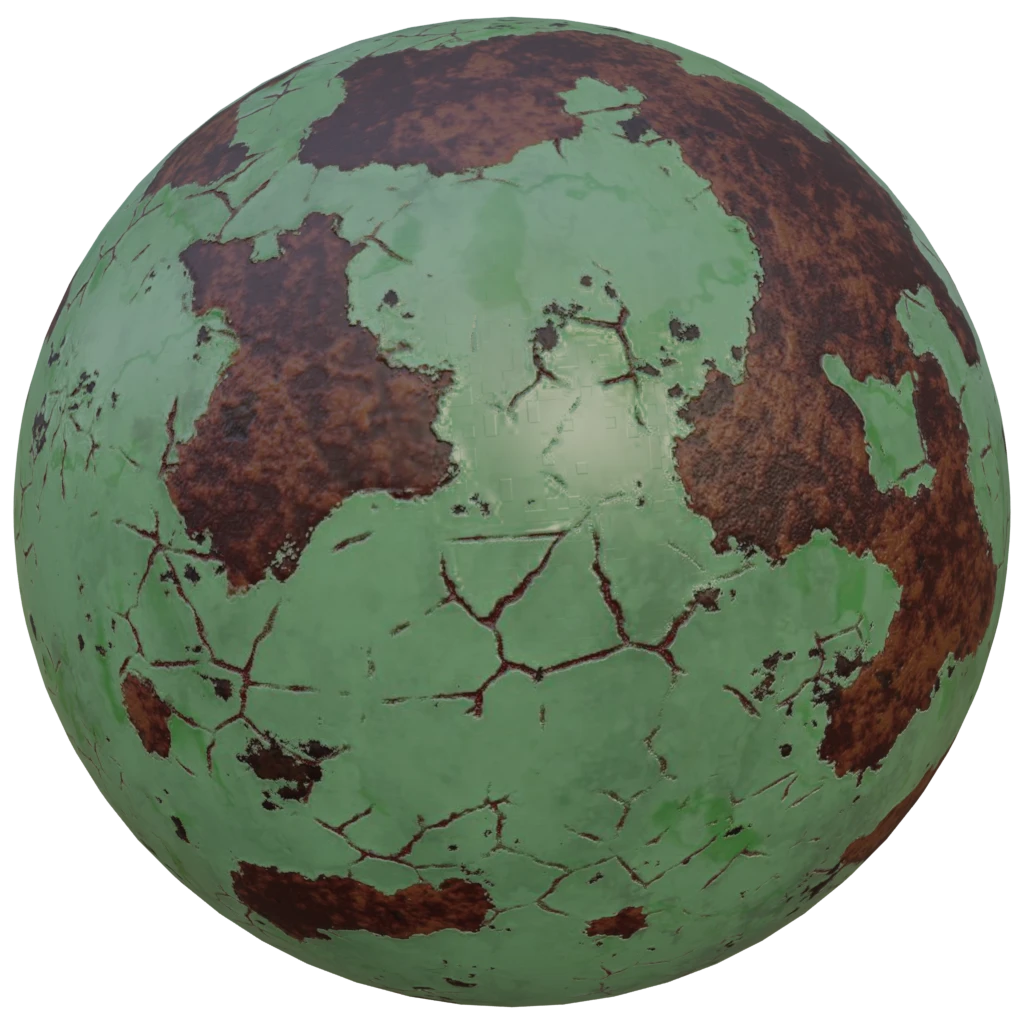 Machine Chipped Paint | FREE metal materials | BlenderKit