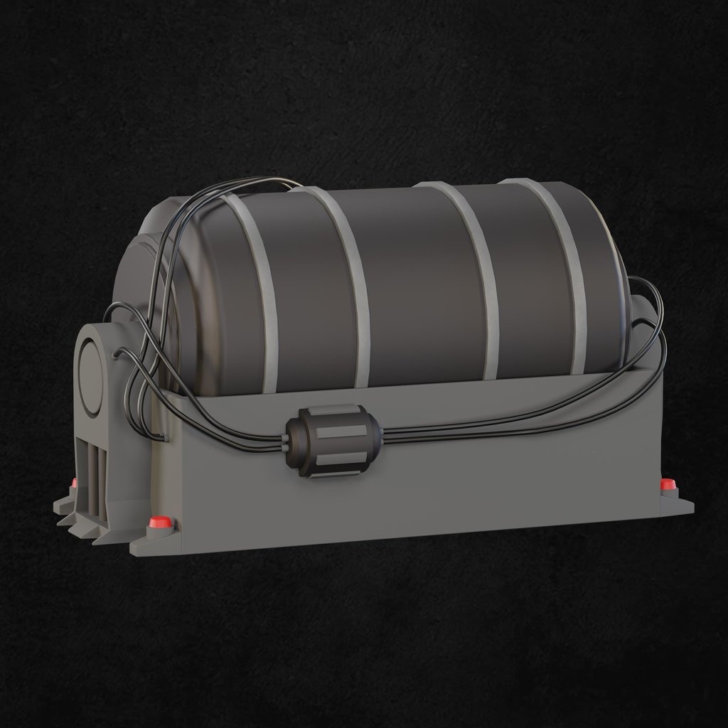 Generator | Industrial Equipment models | BlenderKit