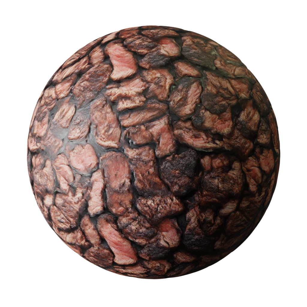 Grilled Steak Bites Texture | FREE food materials | BlenderKit