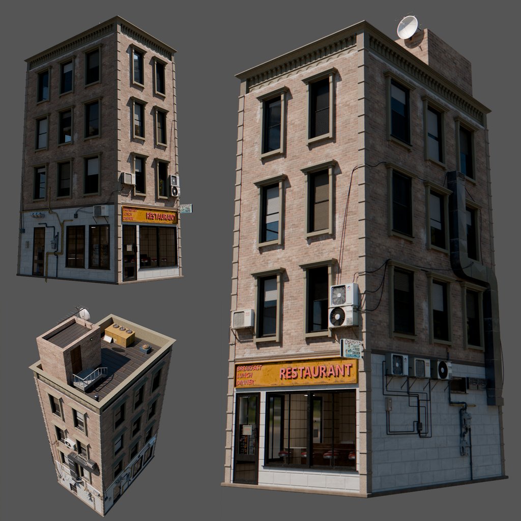 LuLu building | Private Buildings models | BlenderKit