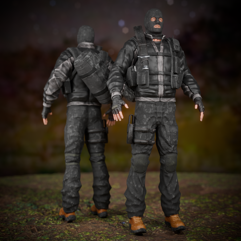 Military Characters models | BlenderKit