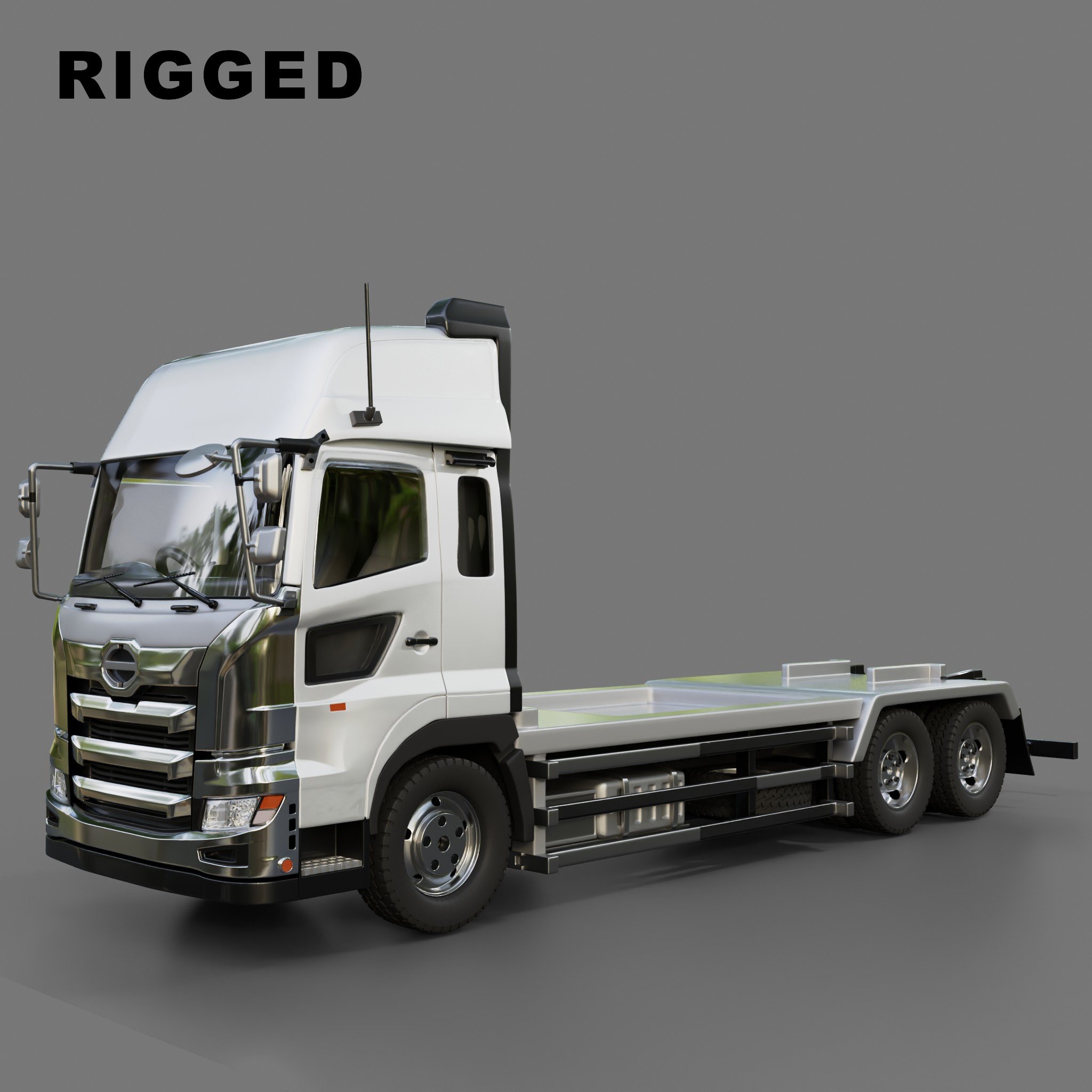 Hino Profia Semi Truck | Trailers models | BlenderKit