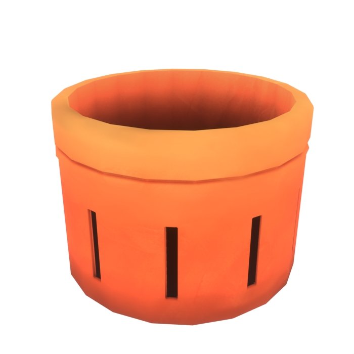 Cartoon Pot 02 | Exterior Elements models | BlenderKit