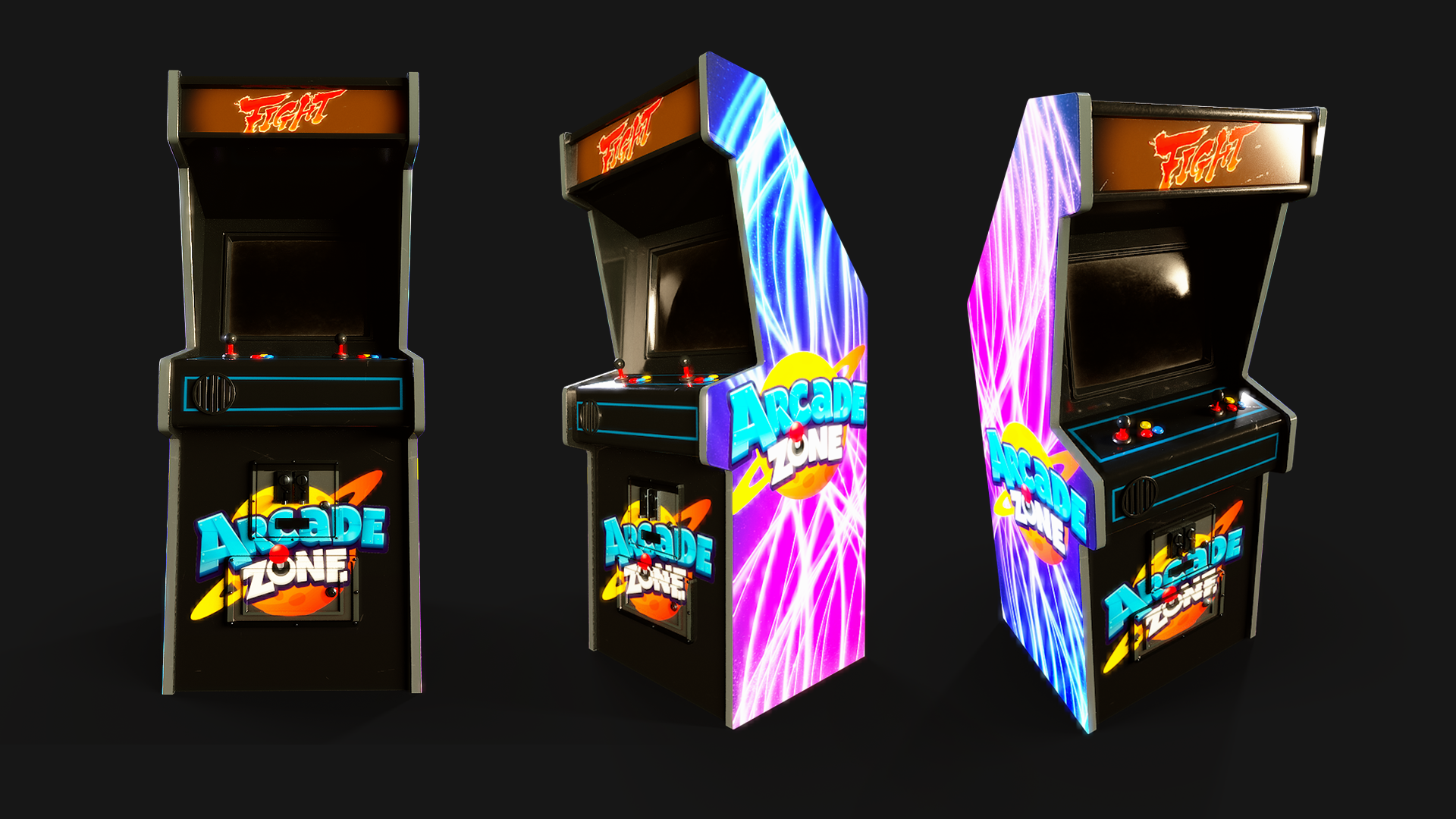 BlenderKit 3D model: Arcade Game in category Technology > Computer ...