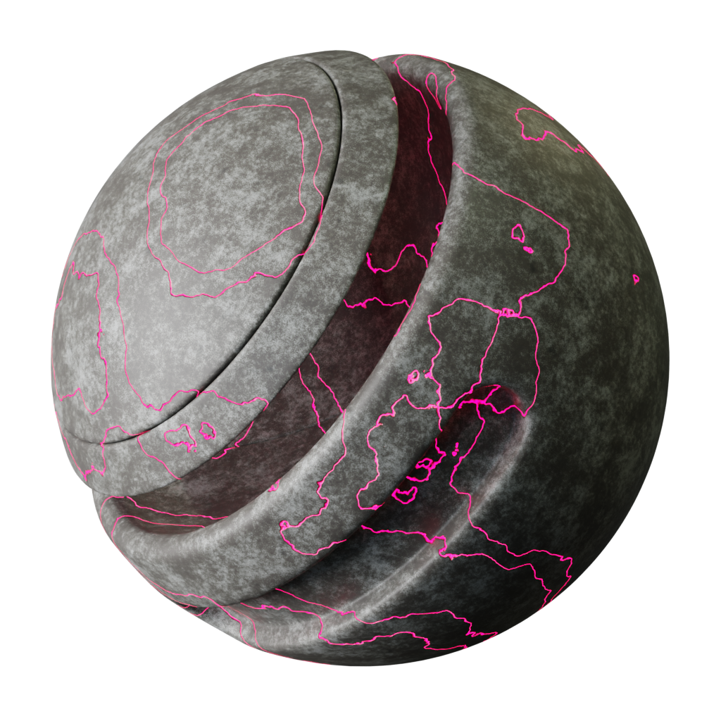 Neon Glow Concrete | FREE concrete materials | BlenderKit