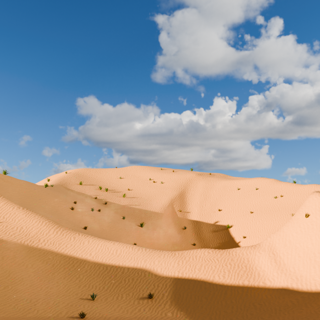 BlenderKit | Download the FREE Desert scene scene