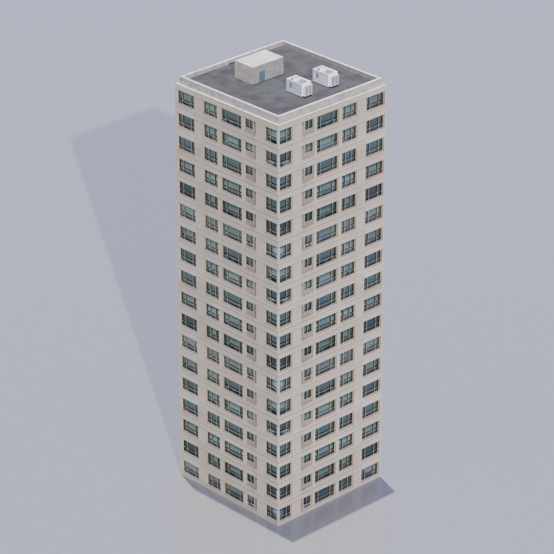 Building 01 | Private Buildings models | BlenderKit
