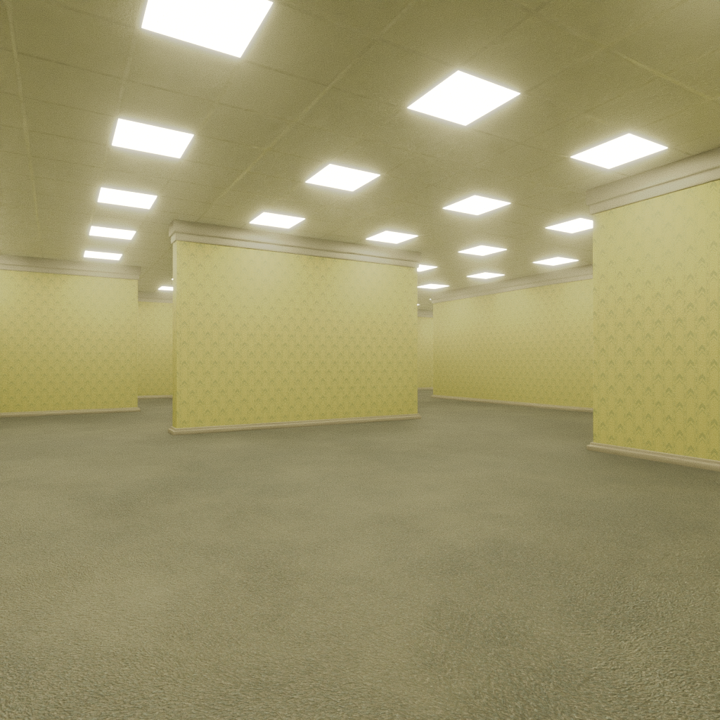 Backrooms | Fantasy scenes | BlenderKit