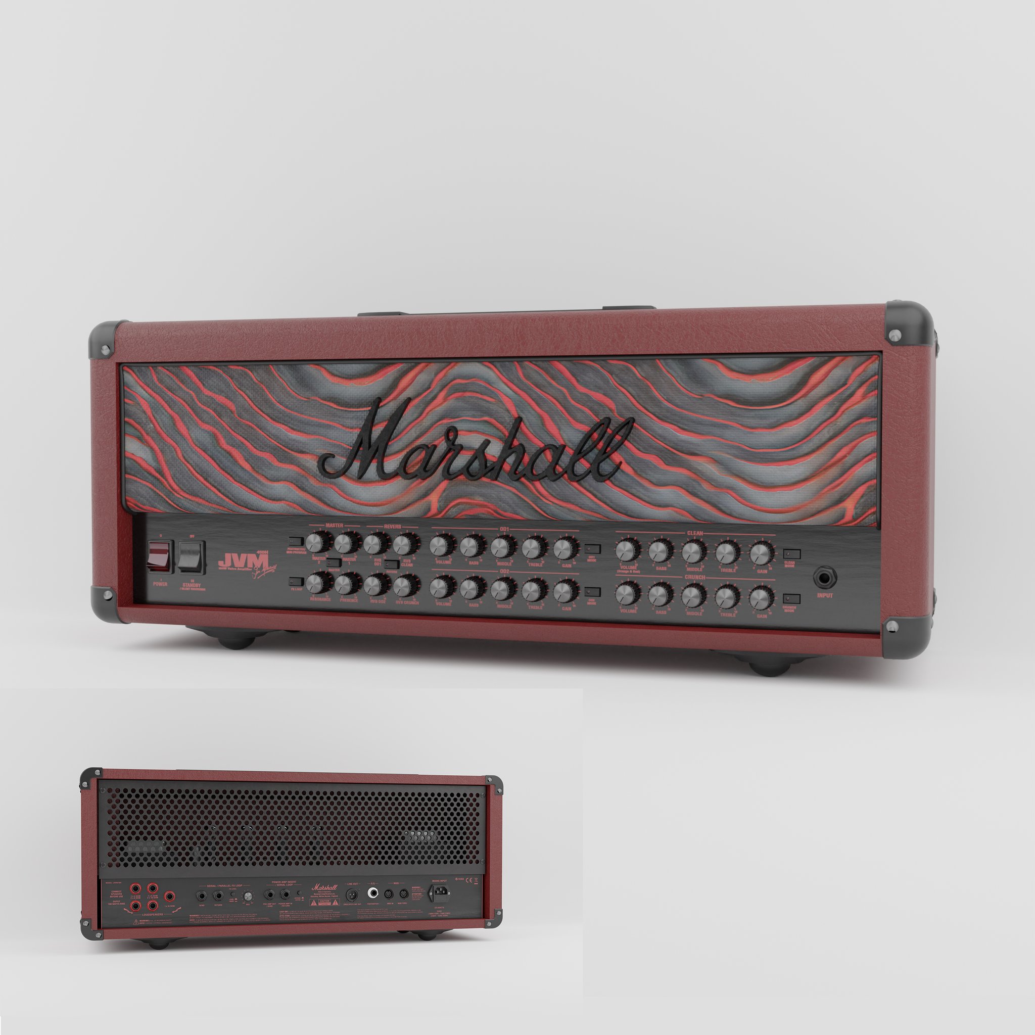 Marshall JVM410H Custom Shop | 3D Studio models | BlenderKit