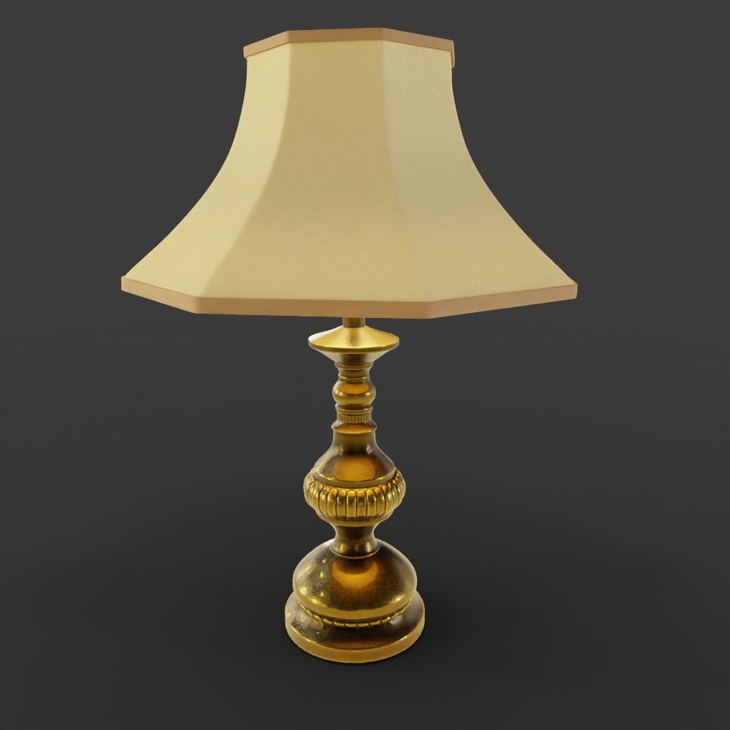 Antique lamp | 3D Table Lamp models | BlenderKit