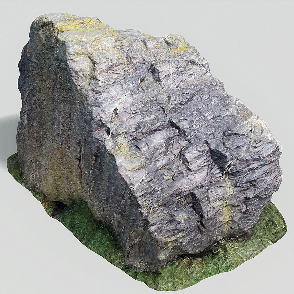 Stone Boulder Rock | Terrains models | BlenderKit