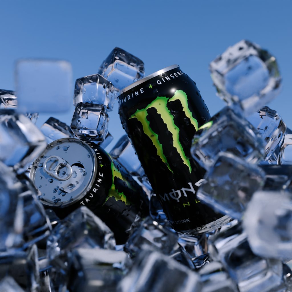 Photorealistic Monster Can | Containers models | BlenderKit