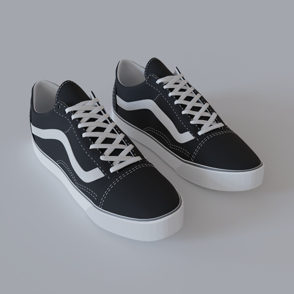 Vans Old Skool | Footwear models | BlenderKit