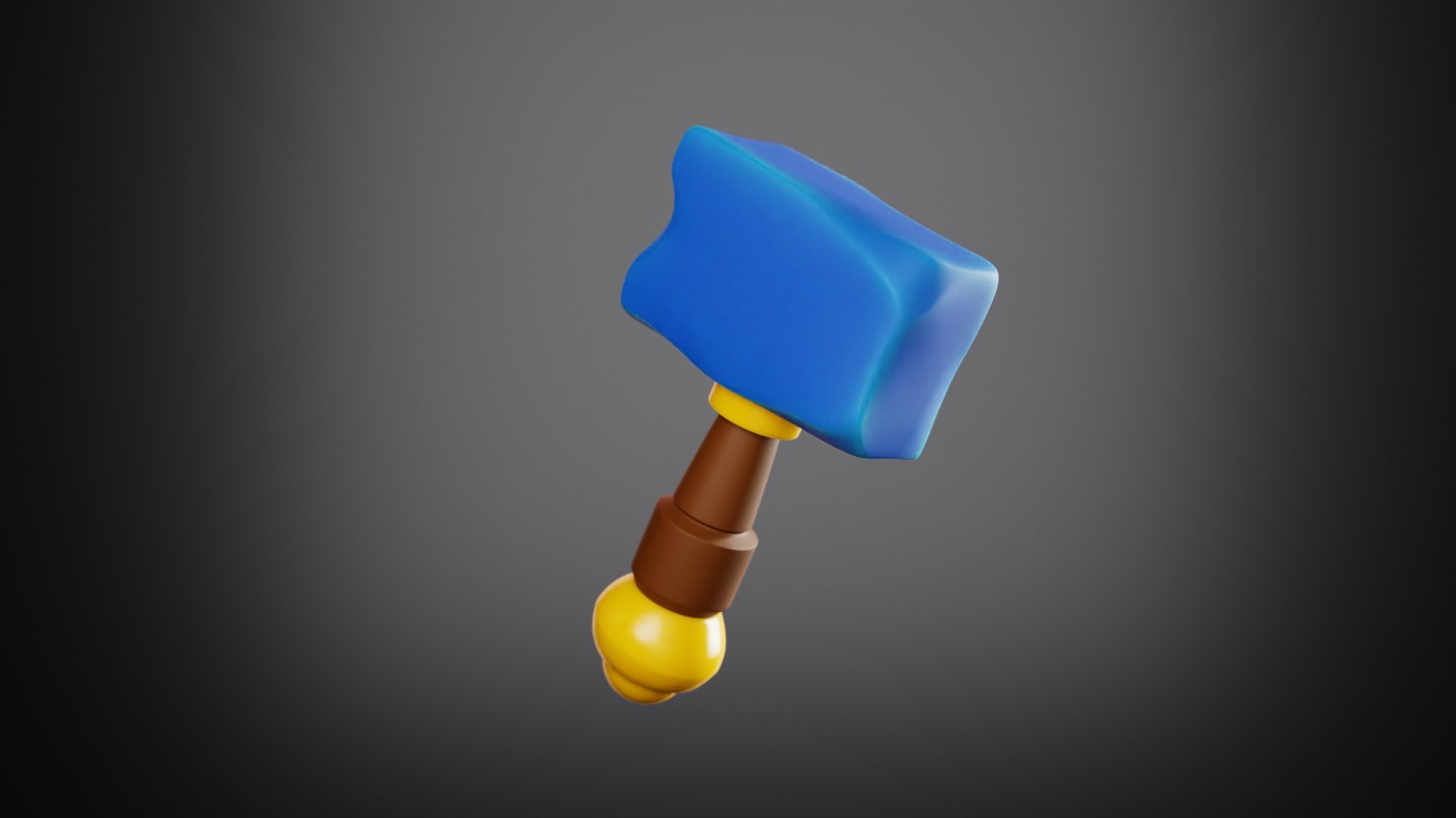 Hammer in casual style | 3D Historic models | BlenderKit