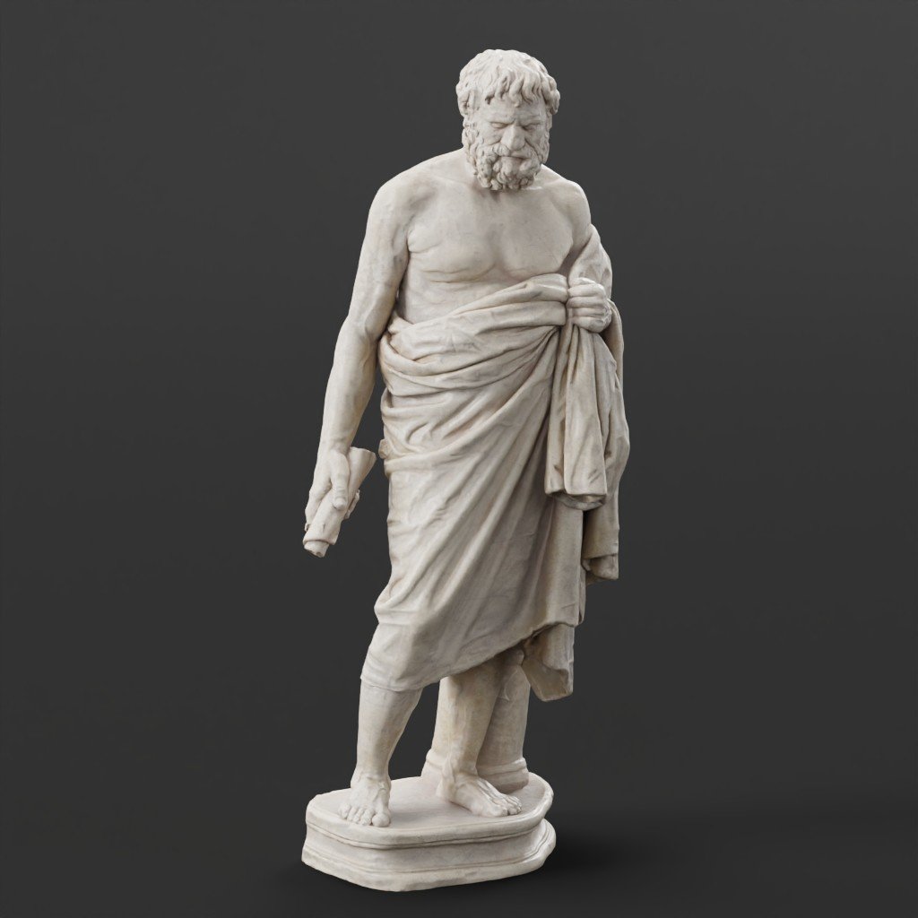 Cynic-philosopher-menippus | Interior Sculptures models | BlenderKit