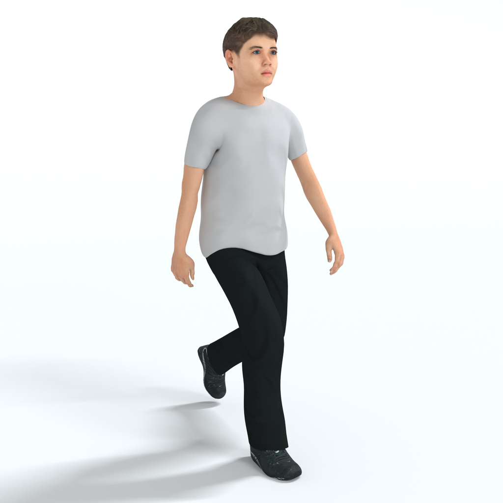 Oliver Character Animated | Men models | BlenderKit