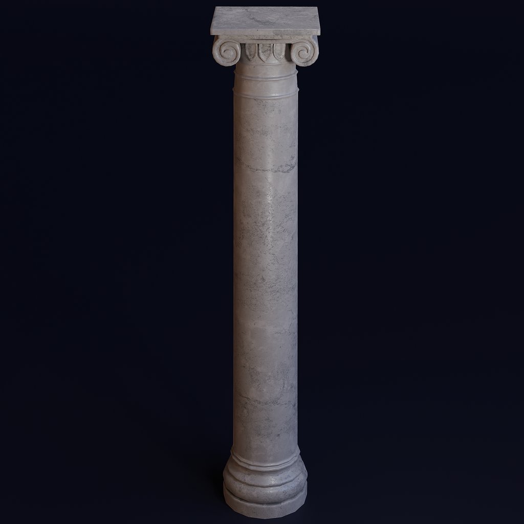 Column-10 | Urban Environment models | BlenderKit