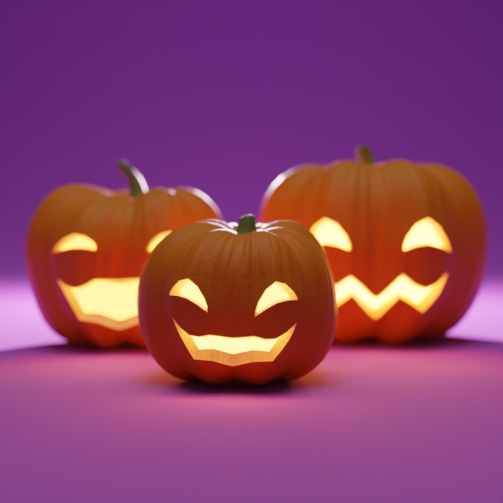Halloween pumpkin | FREE Holiday Decorations models | BlenderKit