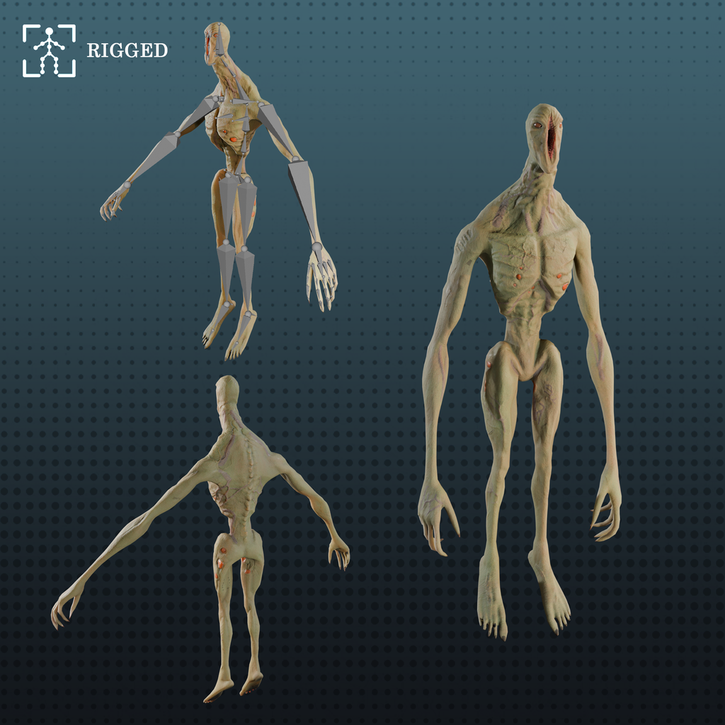 Martian Manhunter - Game Ready | Monsters & Creatures models | BlenderKit