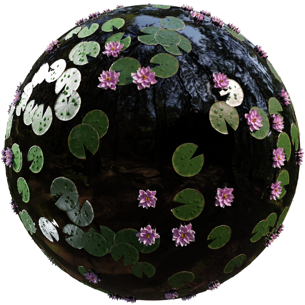 Blendkit | Download the FREE Lily pads material
