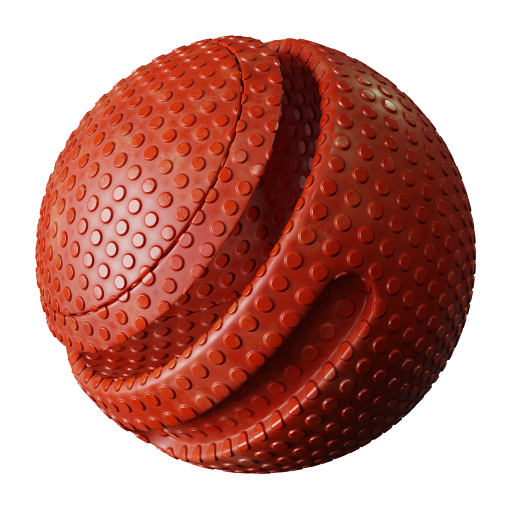 Patterned red plastic | FREE plastic materials | BlenderKit