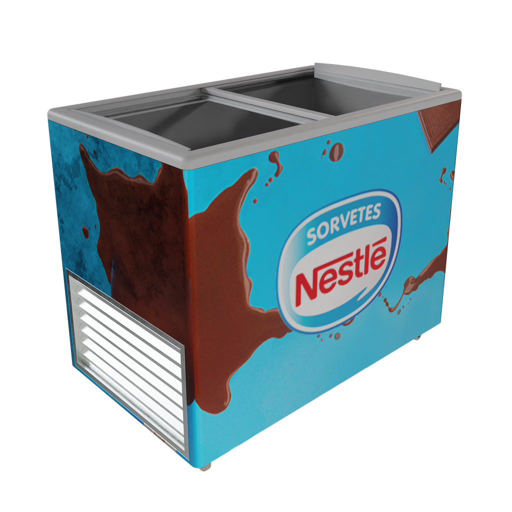 BlenderKit | Download the Ice cream refrigerator model