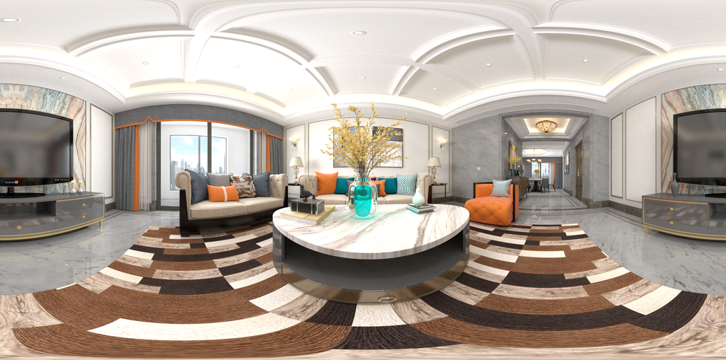 Living room | FREE Interiors HDRis | BlenderKit