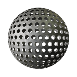 Round Grating Rough | FREE tech materials | BlenderKit