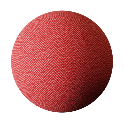 Wool Twill Pure Red | FREE Texture Fabric 3D Materials materials | Blendkit