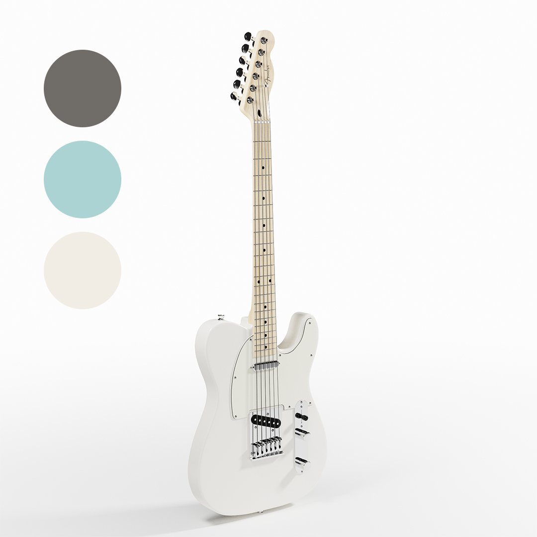 Fender Telecaster | Musical Instruments models | BlenderKit