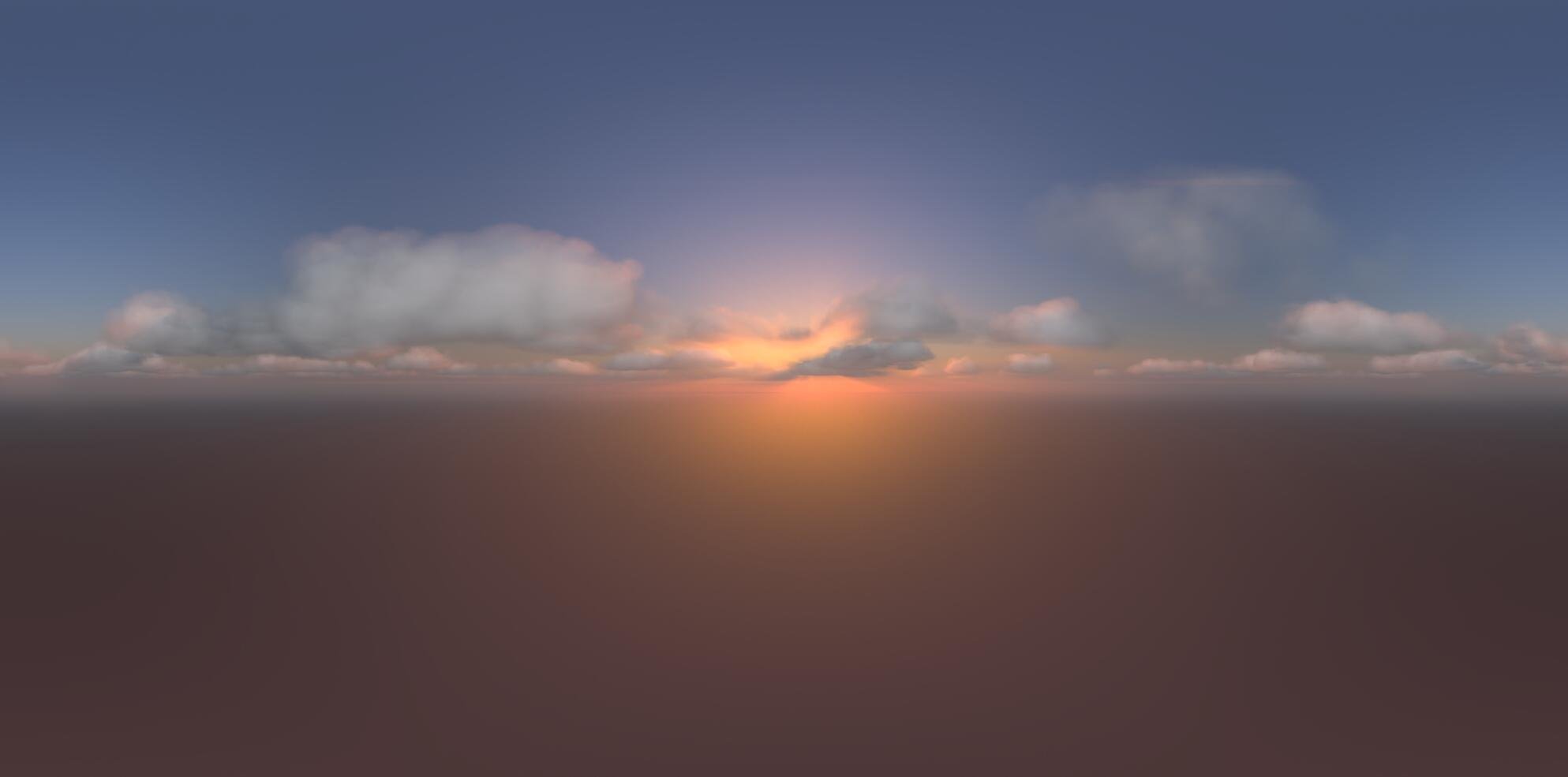 Beautiful sunset sky | Nature HDRis | BlenderKit