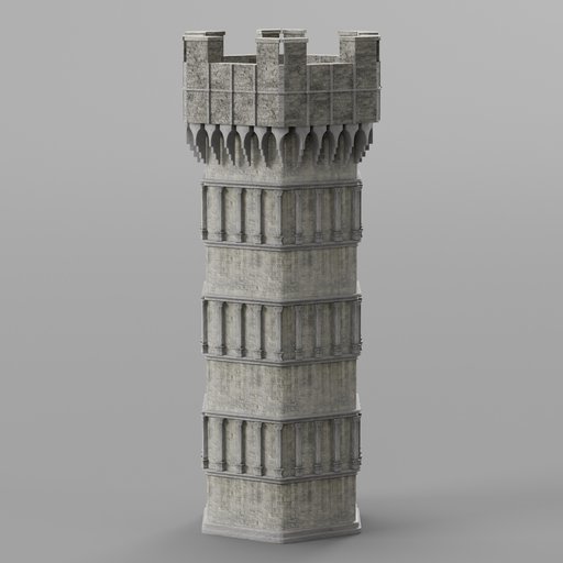 Medieval Tower | Architecture models | BlenderKit