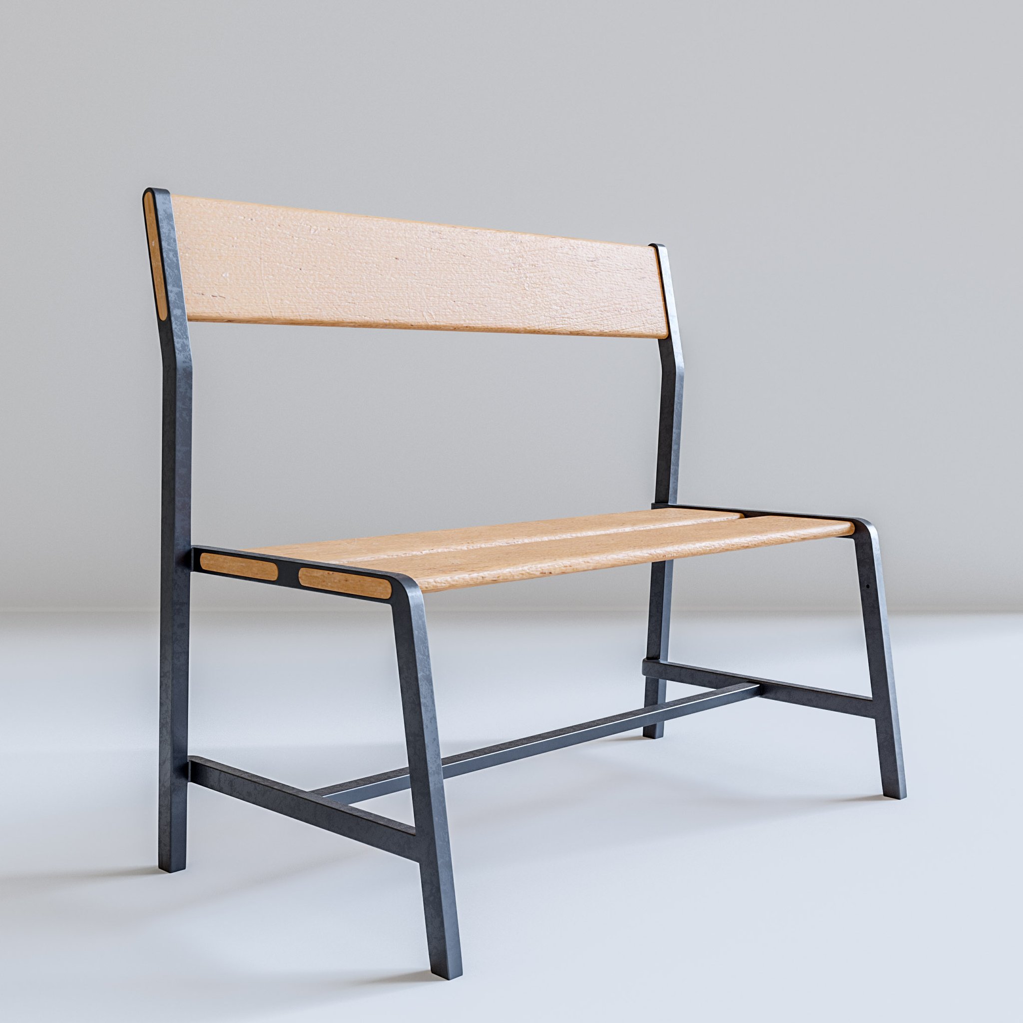 Bench for children | FREE Kids Chairs models | BlenderKit