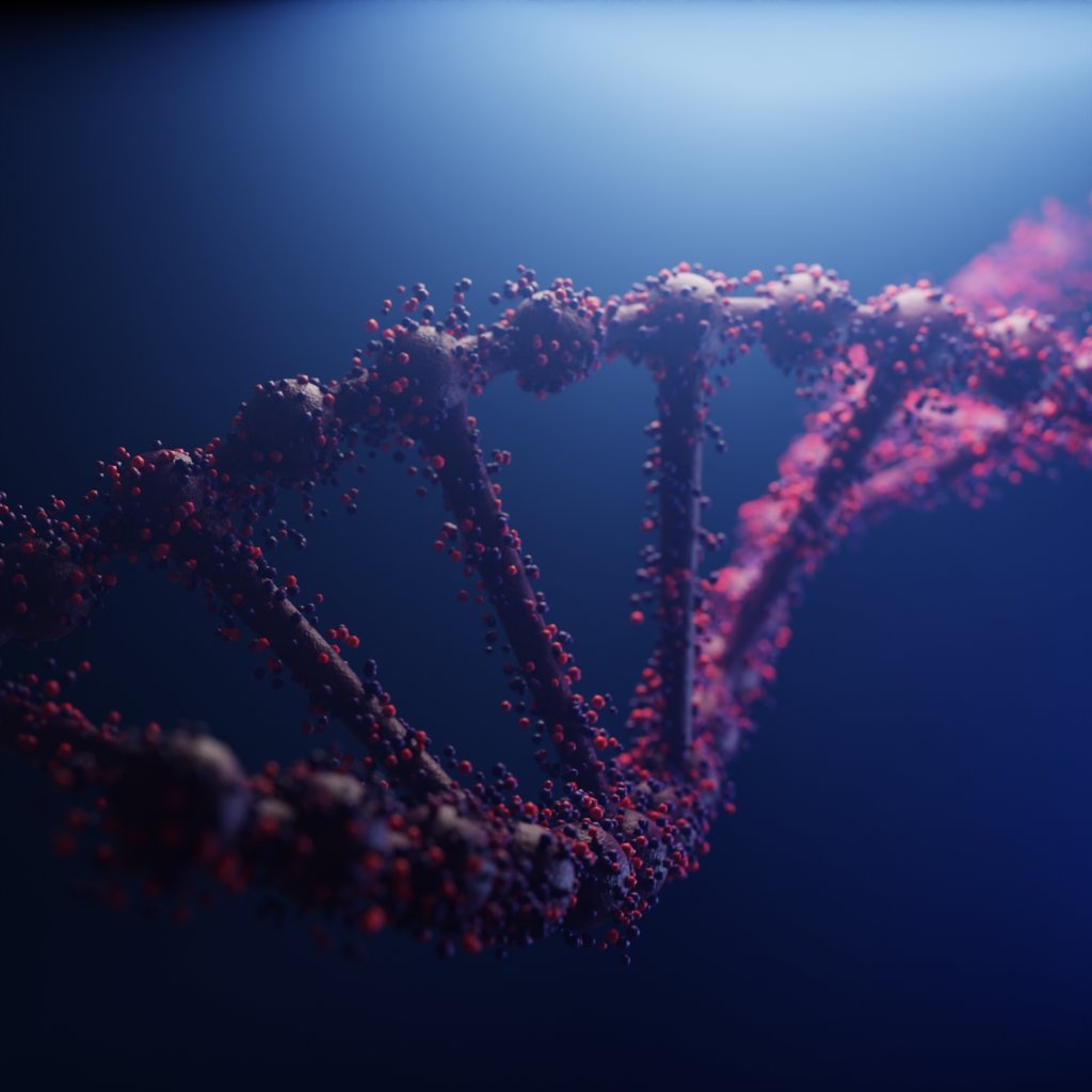 DNA Dissolve | Science scenes | BlenderKit