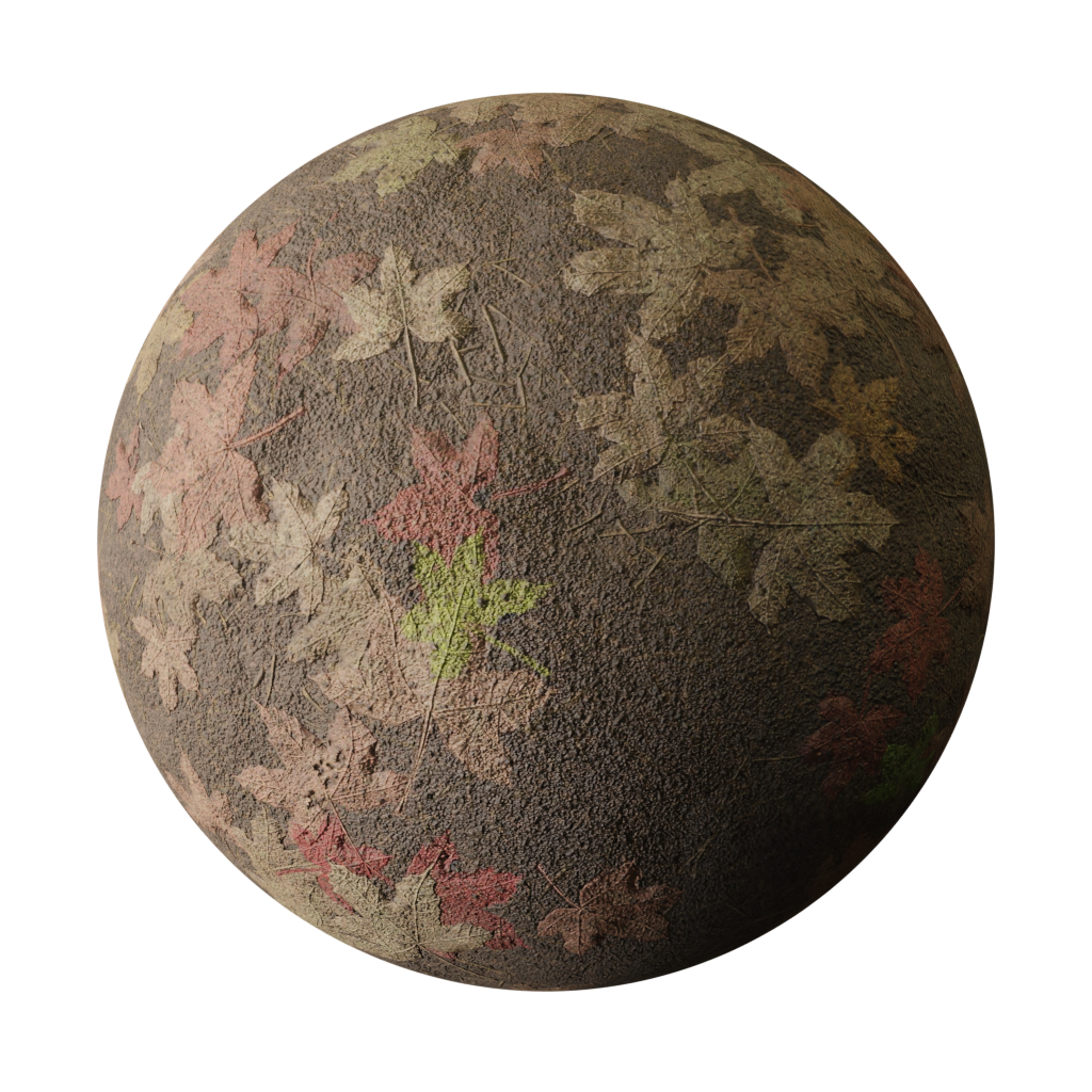 Fallen leaves ground | FREE ground materials | BlenderKit
