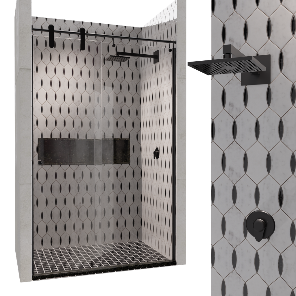 Luxury shower cubicle | 3D Shower models | BlenderKit