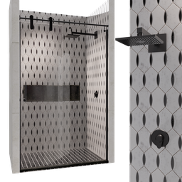 Glass Shower | Shower models | BlenderKit
